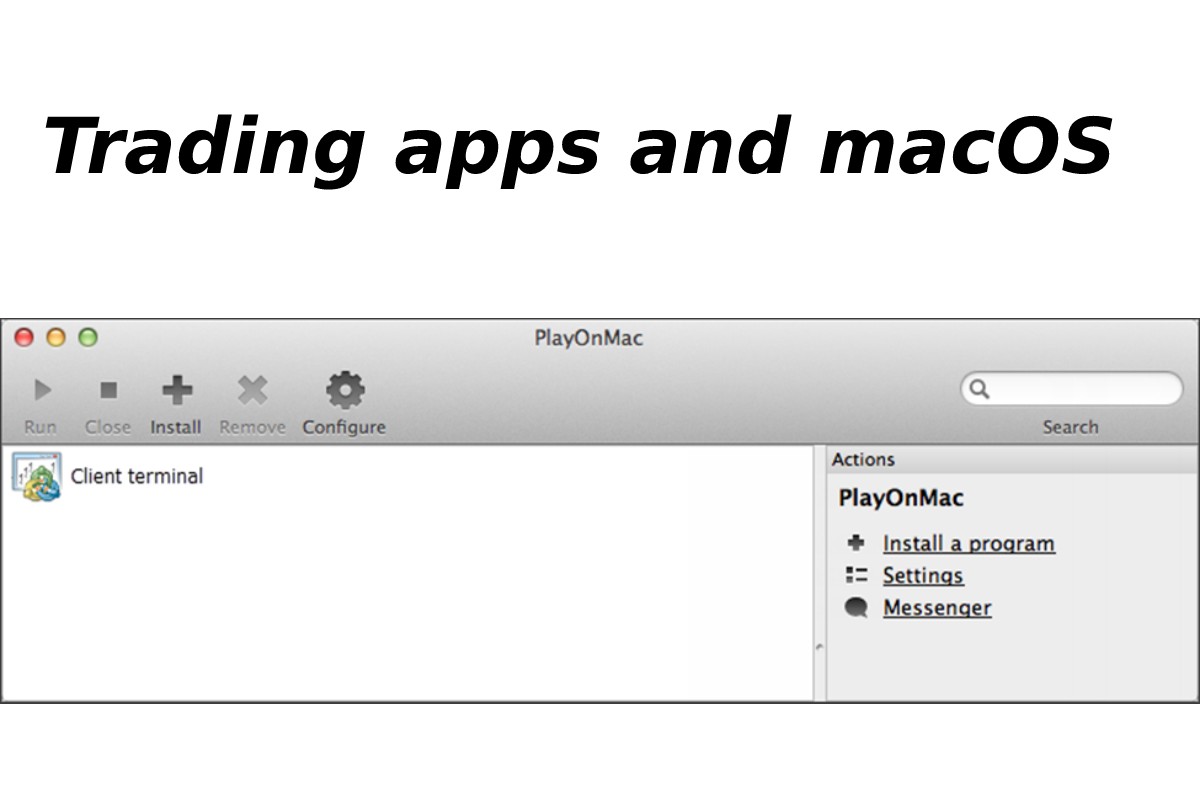 Trading apps and macOS
